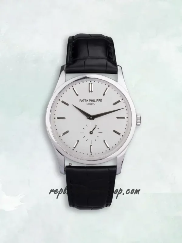 Replica Patek Philippe Calatrava 6119R-001 Mechanical Dress Watch with ...