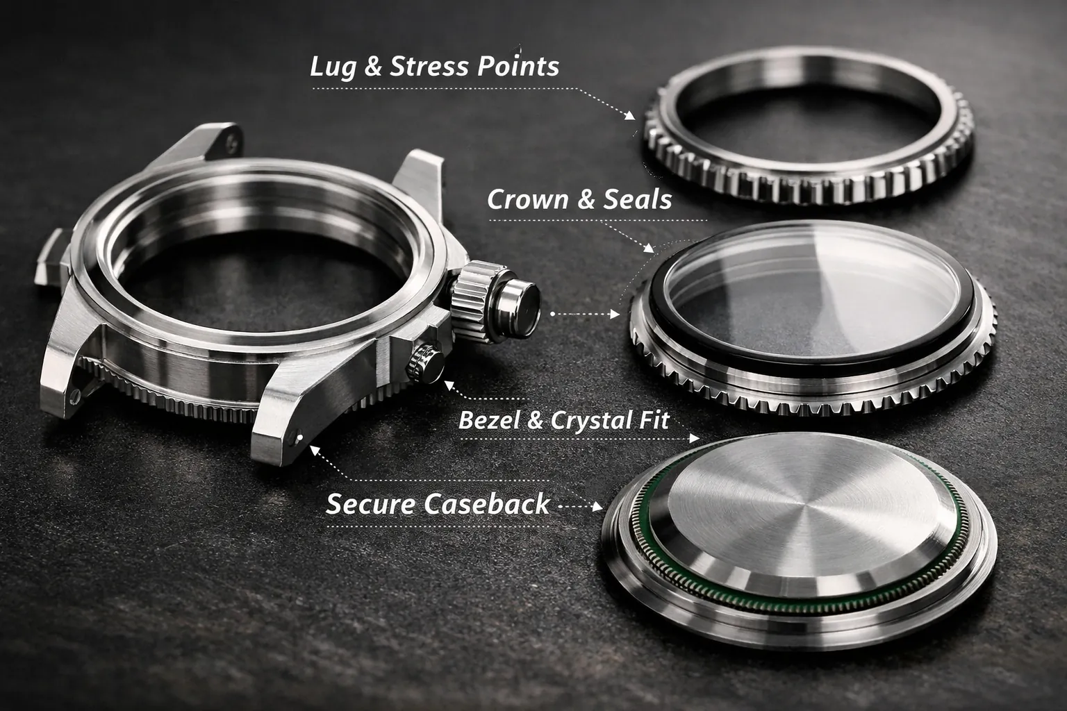 Replica Watch Case Construction Quality: Structure and Assembly ...