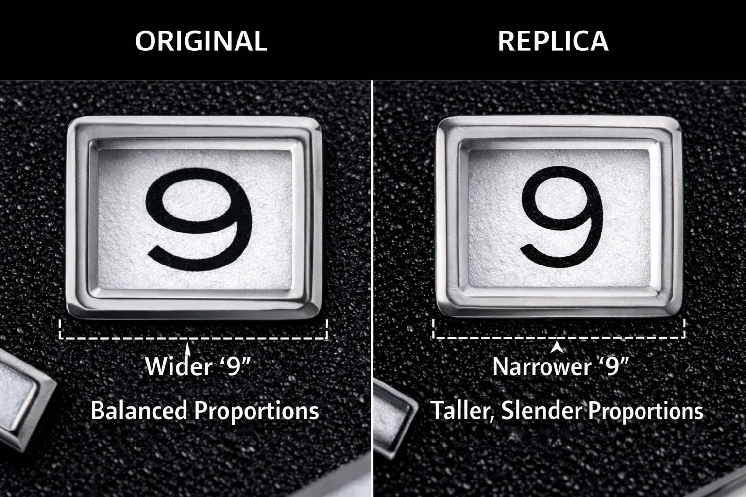 Replica Watch Font Accuracy Explained: Typography and Visual Details ...
